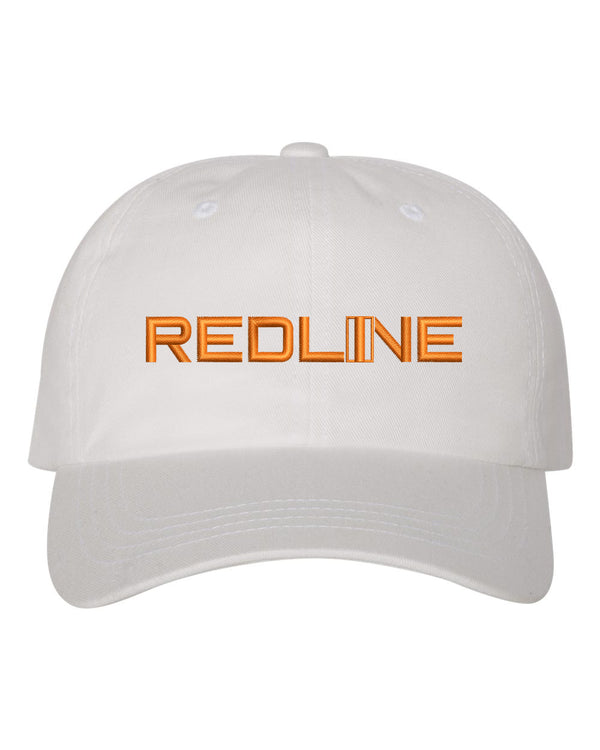 Redline Dad Hat Orange on White – Redline Underground Cars